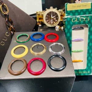 Gucci | Accessories | Authentic Gucci Vintage Interchangeable Bezels ...